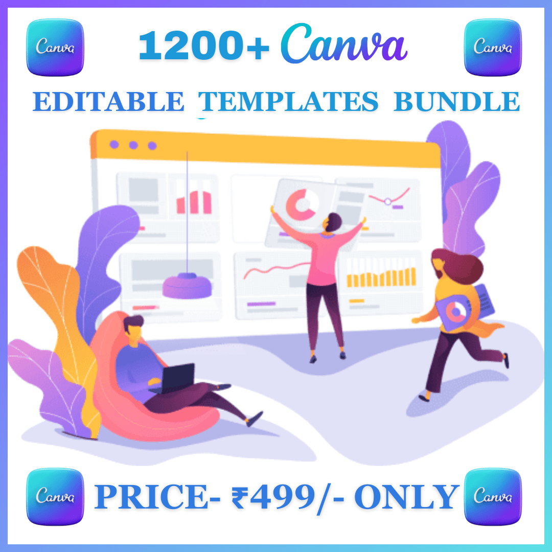 1200+ Canva Editable Templates Bundle – Digitostore